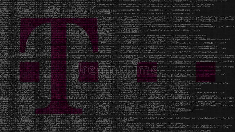 Ntt Logo Made Of Source Code On Computer Screen Editorial Loopable Animation Stock Video 7404