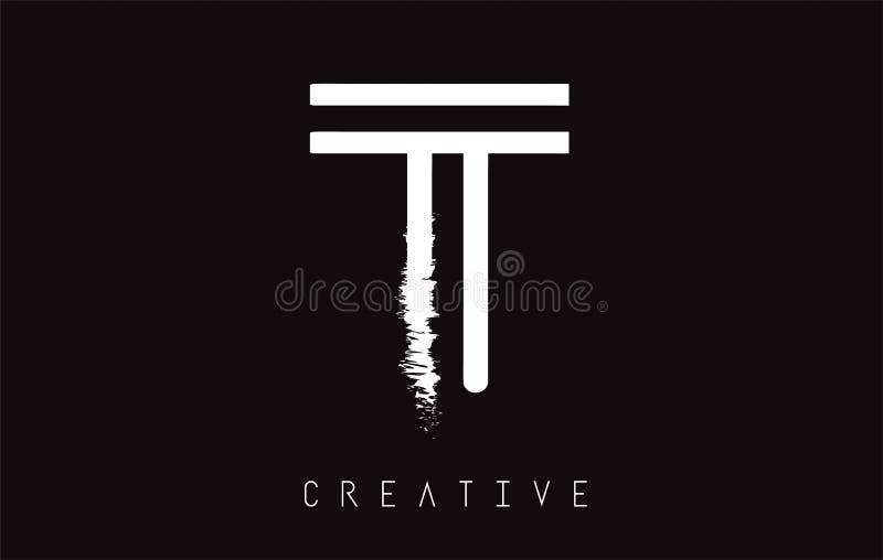T Brush Stroke Letter Logo Design Stock Illustrations – 458 T Brush ...