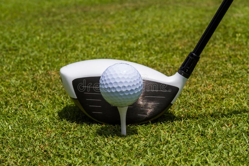 T-off with driver stock image. Image of isolated, closeup - 40885175