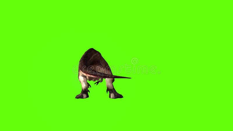 T-rex Dinosaur Human Bite 3D Rendering Green Screen Animation Stock ...