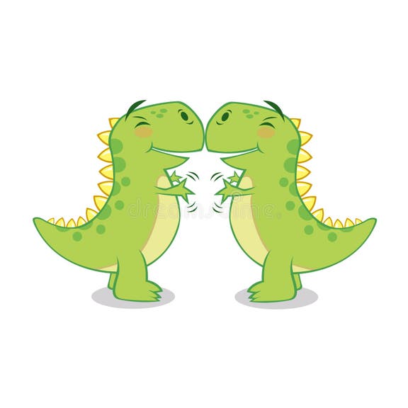 T-Rex Hug...so Close stock vector. Illustration of baby - 71703574