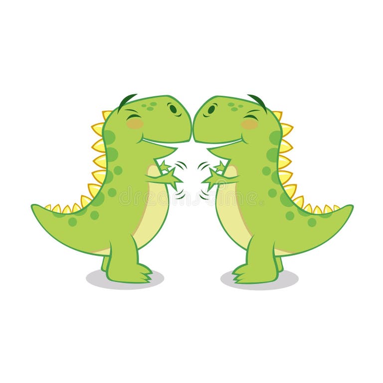 T-Rex Hug...so Close stock vector. Illustration of baby - 71703574