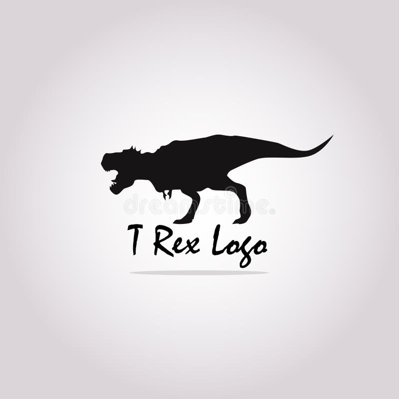 T Rex Logo Design Template. Vector Illustration Stock Vector ...