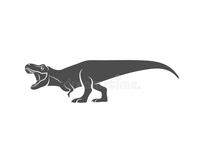 T Rex Logo Design Template. Vector Illustration Stock Vector ...