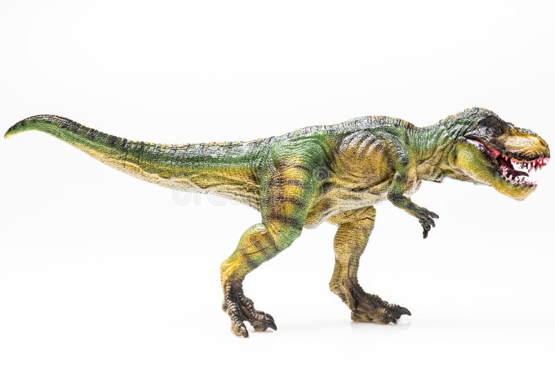T-rex plastic figurine stock image. Image of white, figurine - 150766513