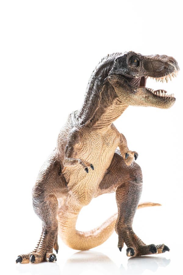 T-rex plastic figurine stock image. Image of indoors - 150362539