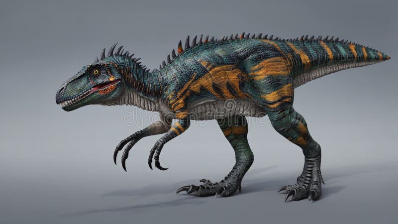 Dinosaur Walking stock image. Image of dinosaur, display - 376728089