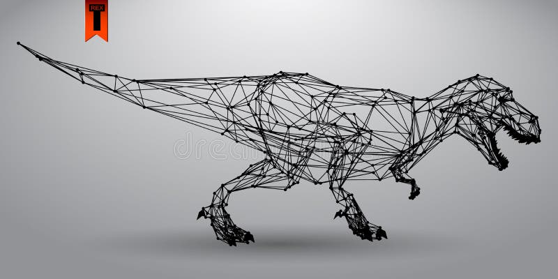 Polygon Dinosaur Stock Illustrations – 245 Polygon Dinosaur Stock ...