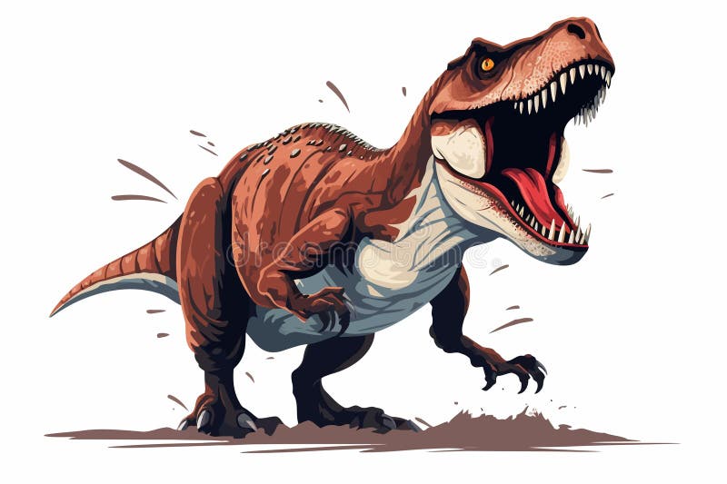T-rex Vector Flat Minimalistic Asset Isolated Illustration Stock Vector ...