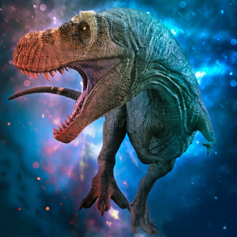 T-rex in the Wild Magic Stor Stock Illustration - Illustration of copy ...