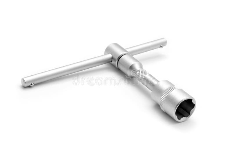 T Shape Handle Tubular Socket Bar Extension Stock Image - Image of ...