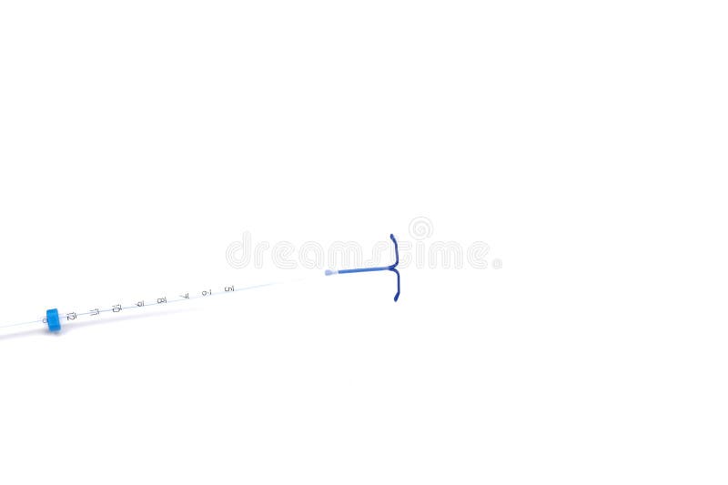 T Shape IUD Isolated on White Stock Image - Image of gynecology, canal ...