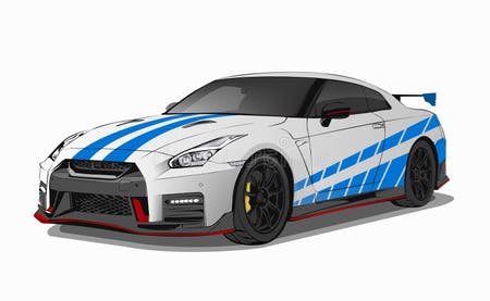 Nissan Gtr R35 Stock Illustrations – 15 Nissan Gtr R35 Stock ...