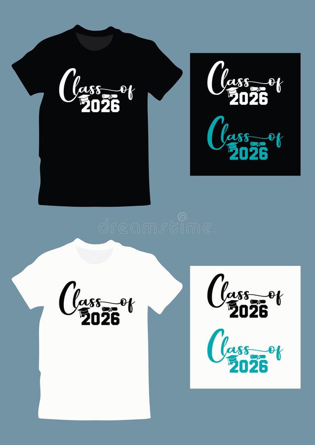Class of 2026 Mom Dad T Shirt Design Stock Vector - Illustration of ...