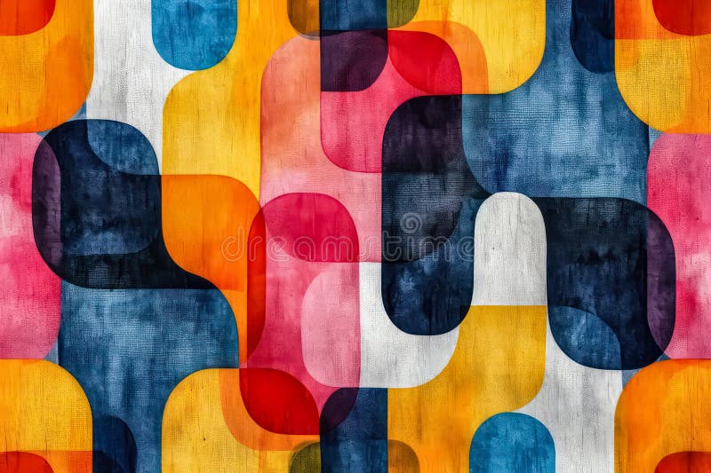 T-Shirt Designs with Memphis Style Patterns Stock Image - Image of ...