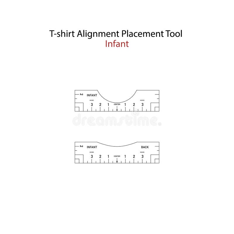 T Shirt Ruler Vector Bundle. T-shirt Alignment Placement Tool Adult ...
