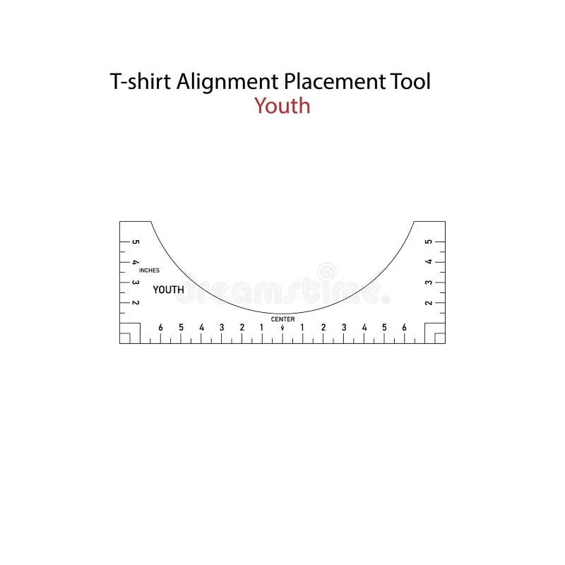 T Shirt Ruler Vector Bundle. T-shirt Alignment Placement Tool Adult ...
