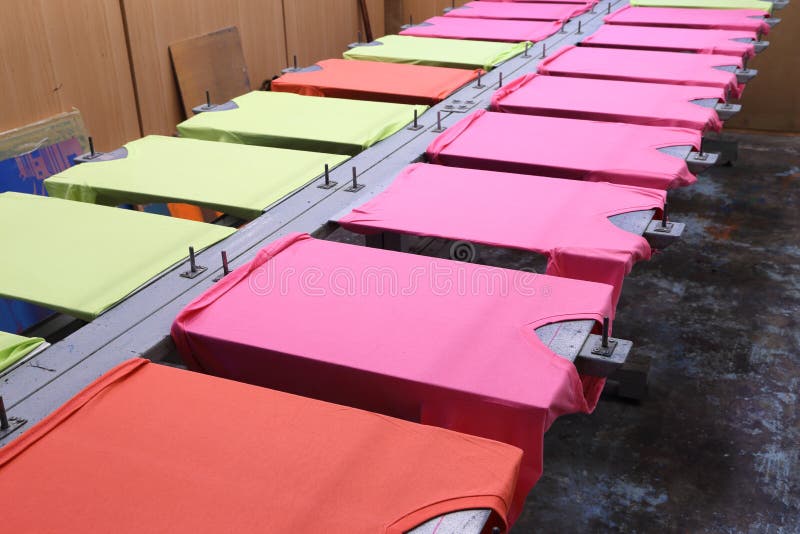 T-shirt on screen table stock photo. Image of shop, design - 44825616