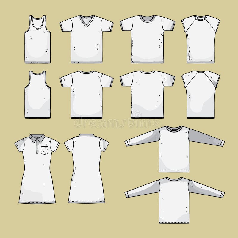 Red T Shirt Front Back Stock Illustrations – 7,288 Red T Shirt Front ...