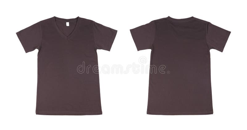 T-shirt Template Set(front, Back) Stock Photo - Image of shop, cotton ...