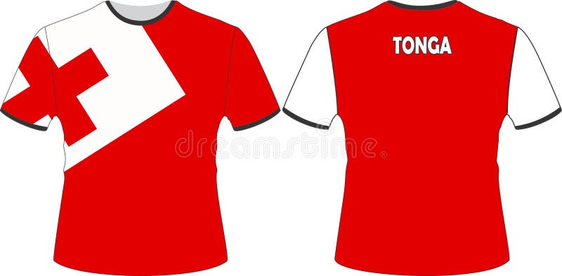 T Shirts Design with TONGA Flag Vector Stock Vector - Illustration of ...