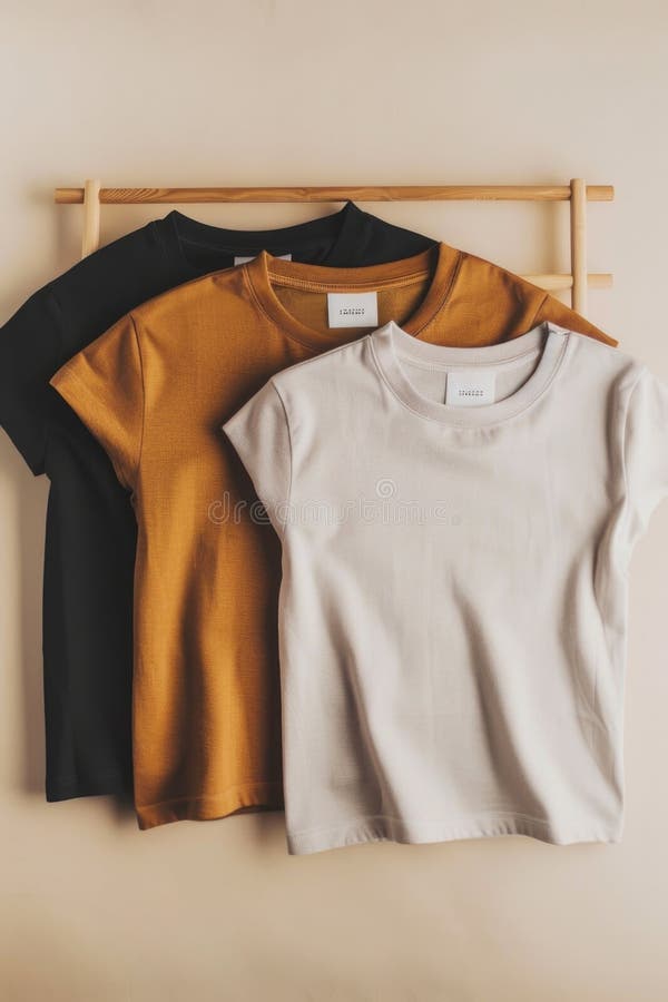 T Shirts Displayed Clothes Rack Ready Selection Stock Photos - Free ...