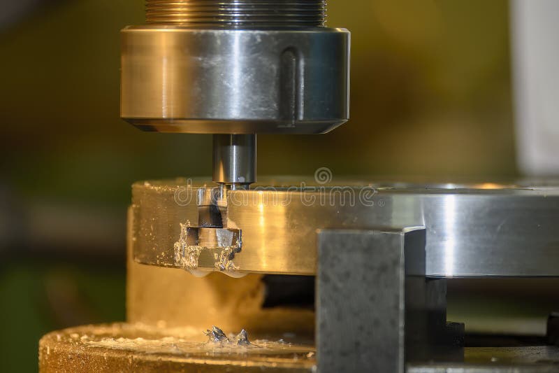 The T-slot Cutting Process on NC Milling Machine with T-slot Cutter ...