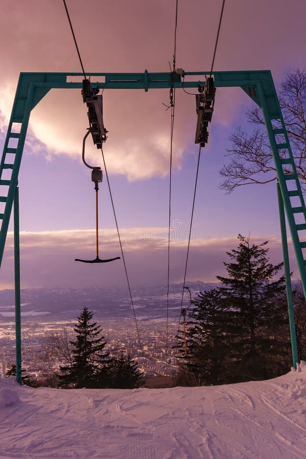 T Strap Ski Lift Sunset Stock Photos - Free & Royalty-Free Stock Photos ...
