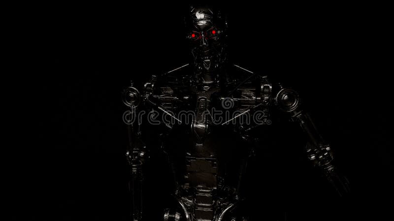 T800 101 Terminator Cyberdyne Systems Front View Editorial Stock Image ...