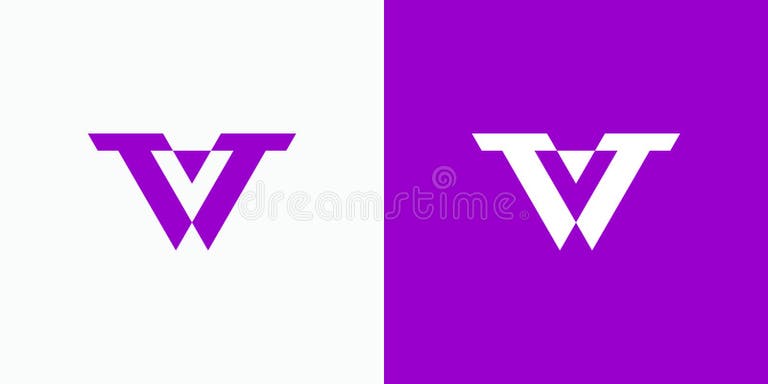 T V T Initials Vector Logo Design in Triangle Shape with a Modern ...