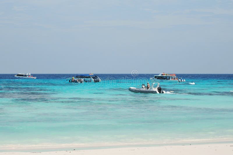 Ta-chai Island Beautiful Beach Editorial Photo - Image of white, island ...