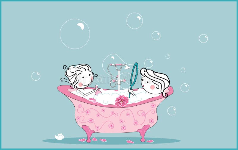 Bada Tecknad Stock Illustrationer, Vektorer, & Clipart – (1,444 Stock ...