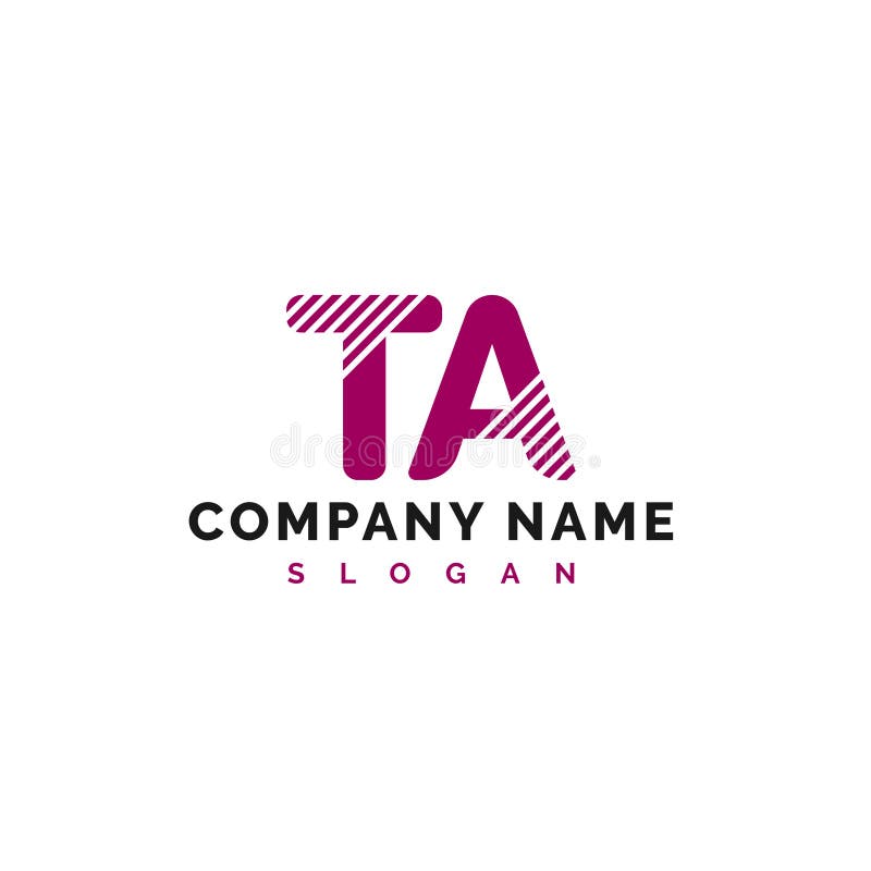 TA Letter Logo Design. TA Letter Logo Vector Illustration - Vector ...