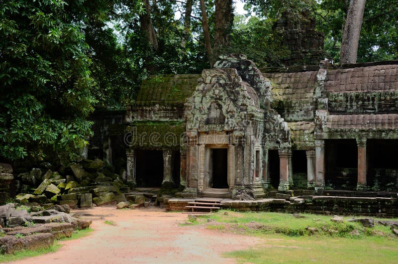 Ta Prohm temple stock photo. Image of unesco, ruins, temple - 33638444
