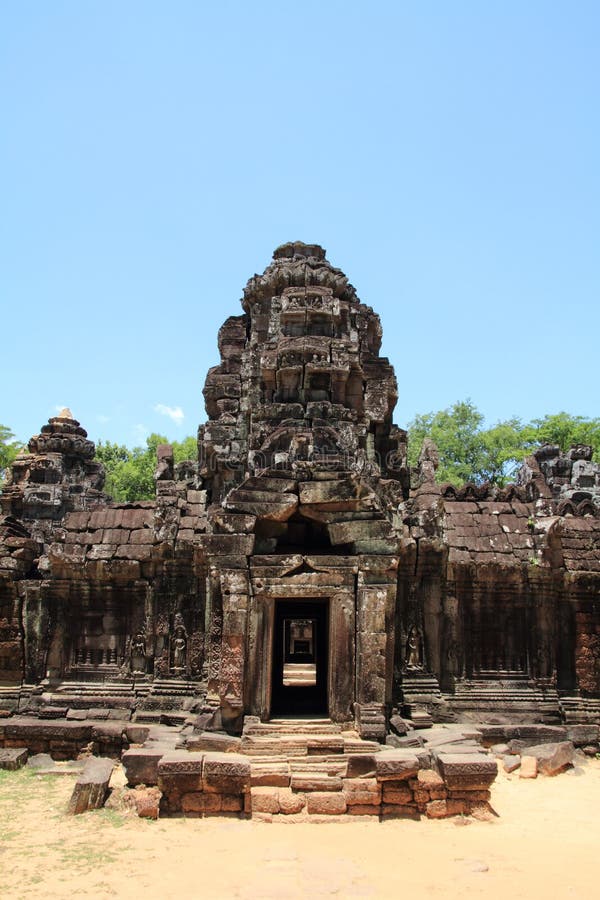Ta Som in Angkor stock photo. Image of khmer, blue, southeast - 46585114