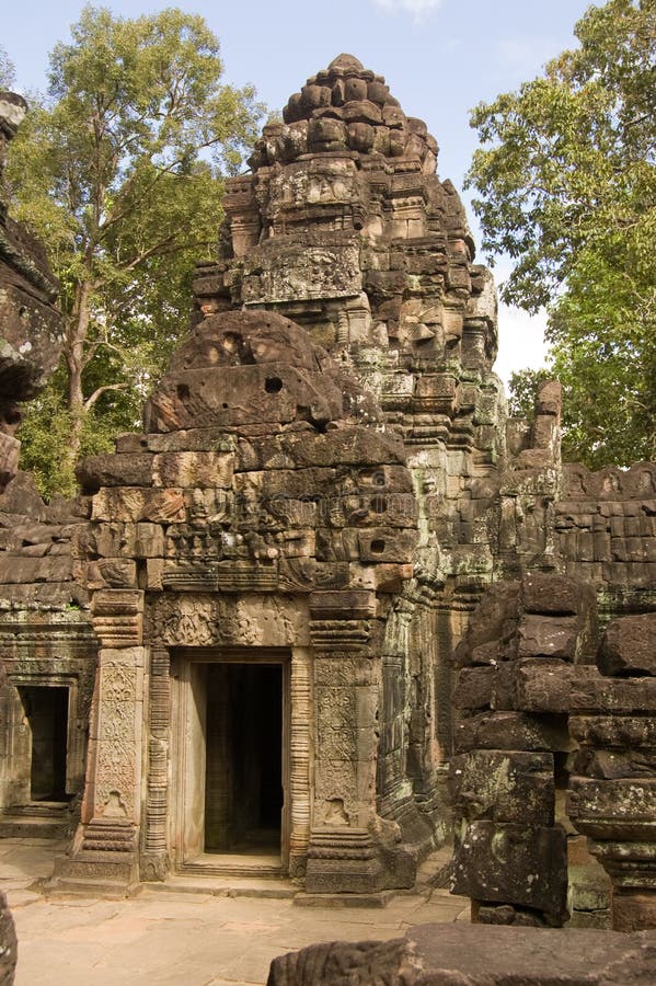 Ta Som Temple, Angkor, Cambodia Stock Image - Image of doorway ...