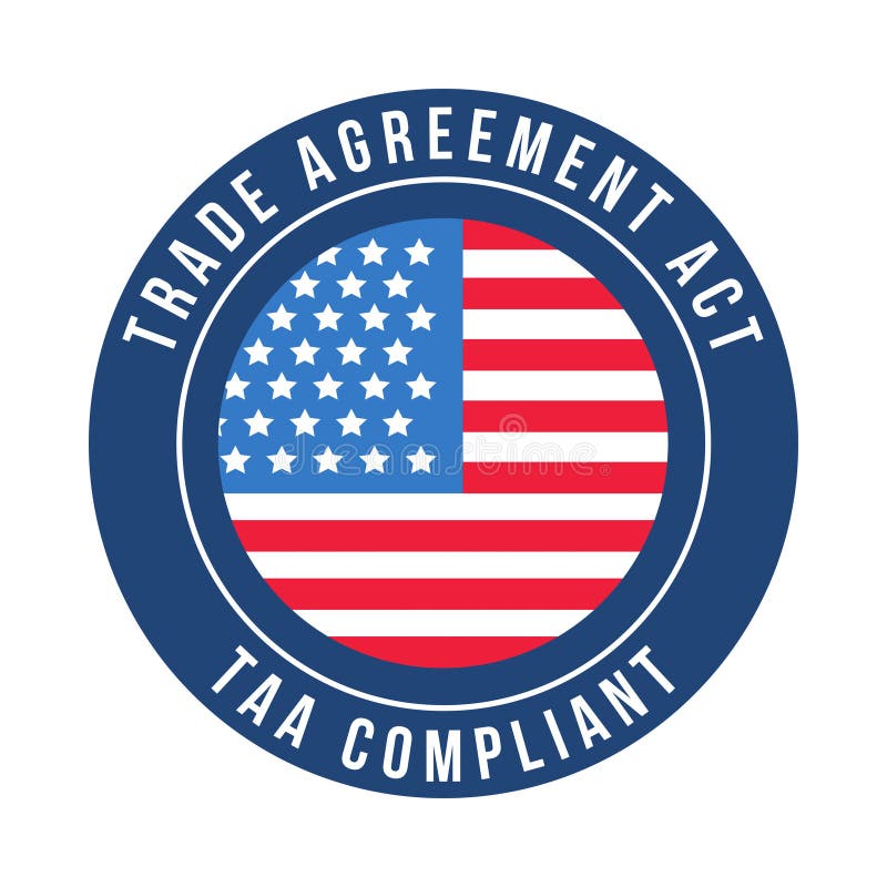 TAA Trade Agreement Act Compliant Symbol Stock Illustration ...