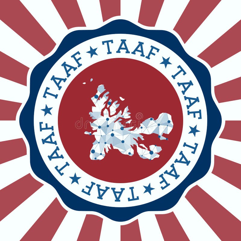TAAF Badge. stock vector. Illustration of holiday, banner - 217012115