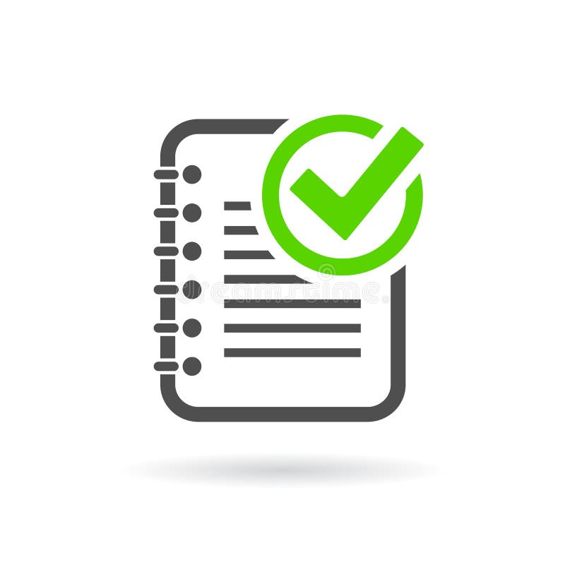 Taak Voltooid Vectorpictogram Vector Illustratie - Illustration of ...