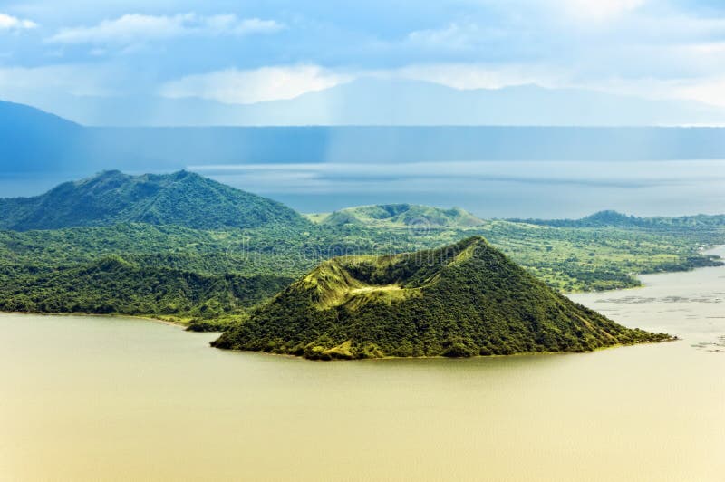 Taal Volcano stock photo. Image of fish, lake, green - 17502122