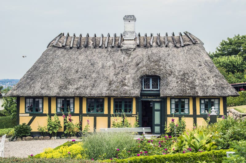Taasinge Museum stock image. Image of buildings, cottage - 42657841