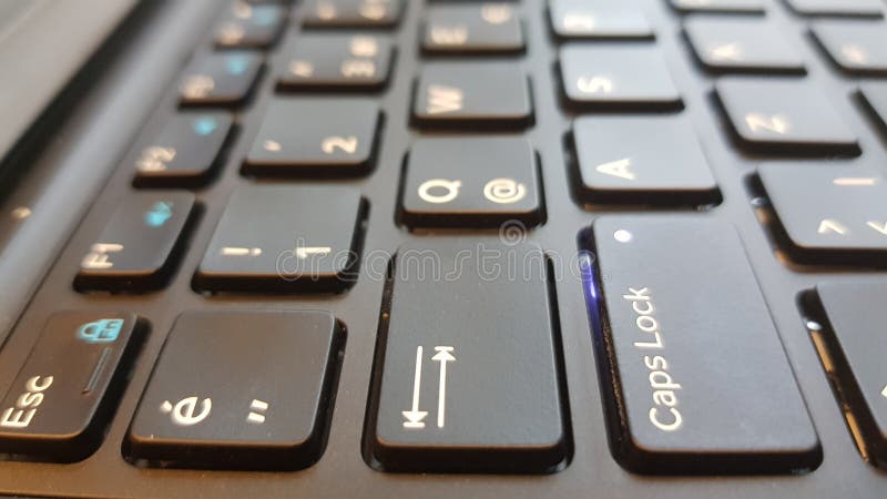 Tab and Caps Lock Key Button on Keyboard Stock Photo - Image of closeup ...