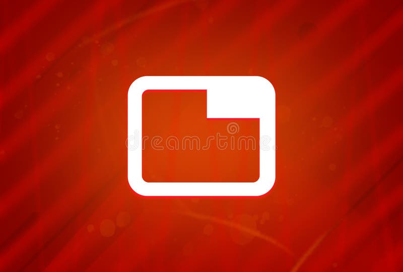 Tab Icon Isolated on Abstract Red Gradient Magnificence Background ...