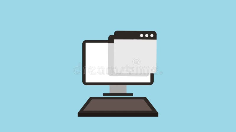 Tab window icons stock video. Video of animation, favorites - 110104031