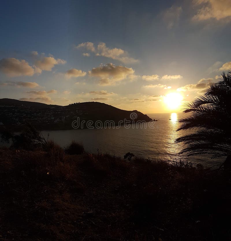 Tabarka stock photo. Image of sunset, mountain, tabarka - 165340434