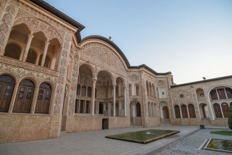 Tabatabaeihuis in Kashan, Iran Redactionele Stock Foto - Image of ...