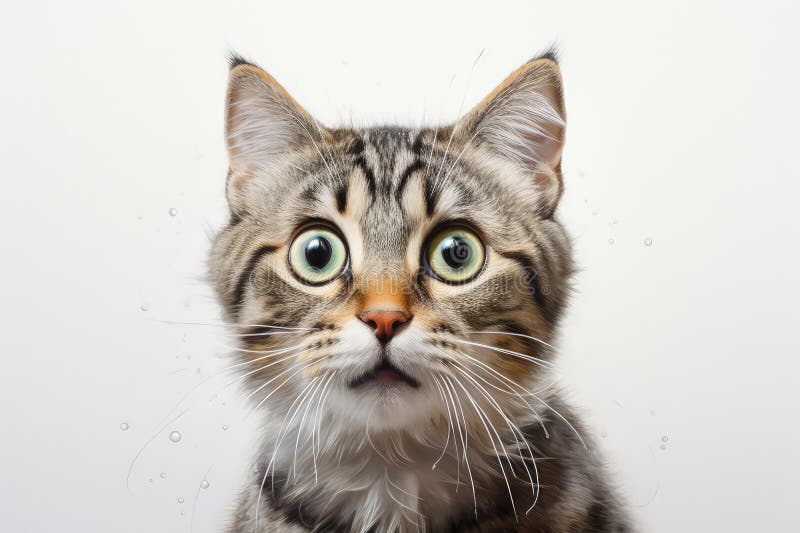 Cat Looking Shocked Stock Illustrations – 402 Cat Looking Shocked Stock ...