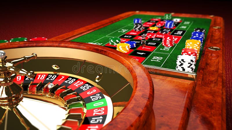 Tabela da roleta do casino ilustração stock. Ilustração de tabela ...