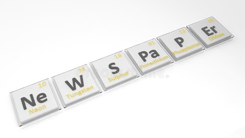 Tabela Periódica De Símbolos Dos Elementos Ilustração Stock ...