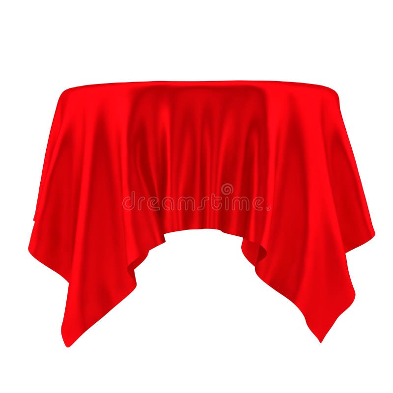 Tabella Vuota Con La Tovaglia Illustrazione di Stock - Illustrazione di ...